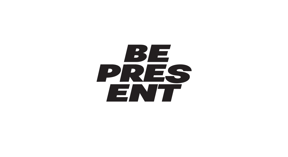 be present sticker – mirrormerch